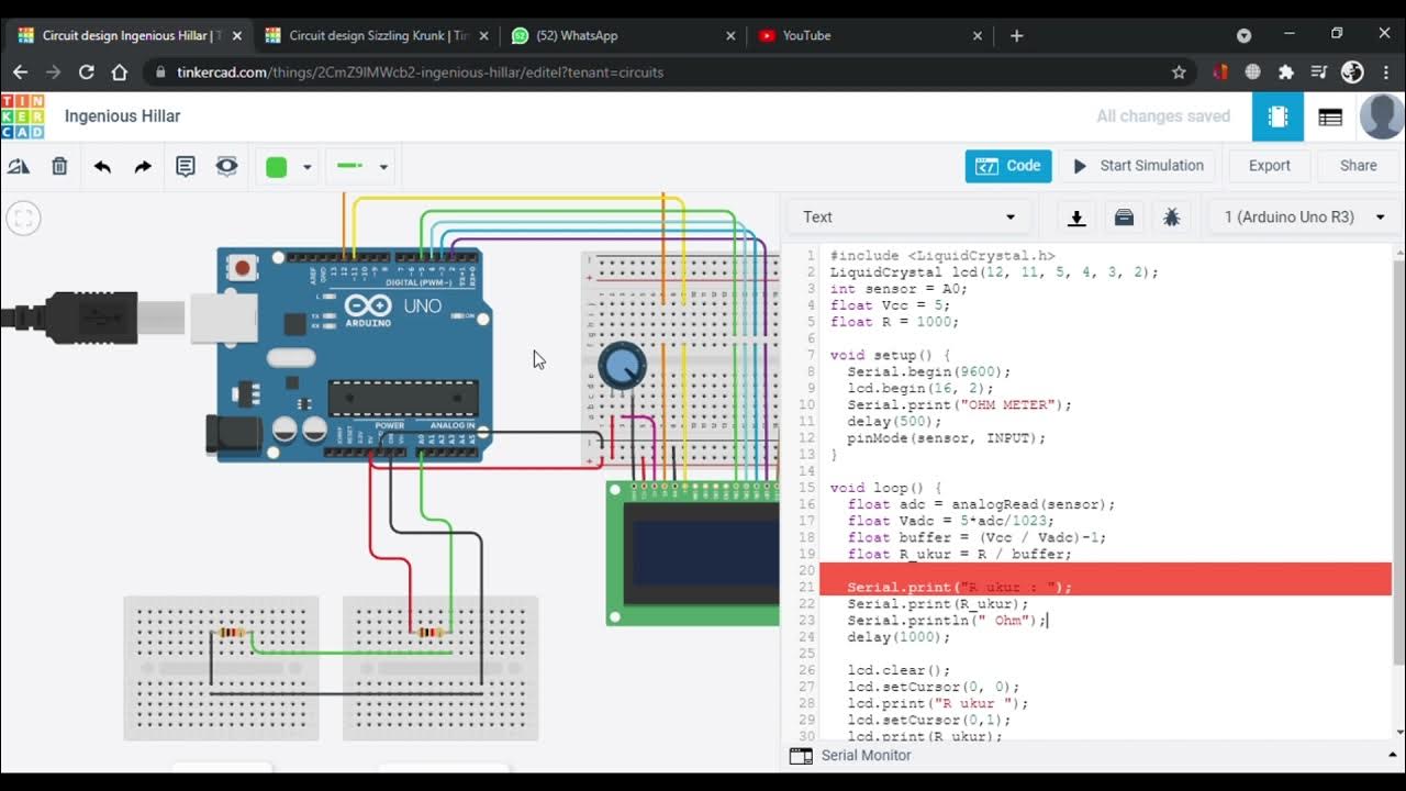 Simulasi Mikrokontroler Arduino Menggunakan TinkerCAD | Membuat ...