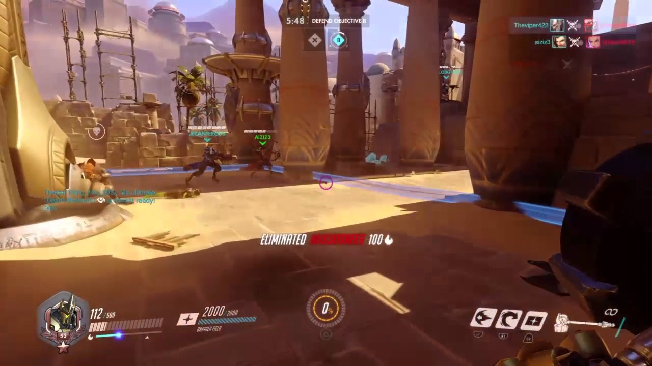 Overwatch : Calculated Reinhardt charge - YouTube