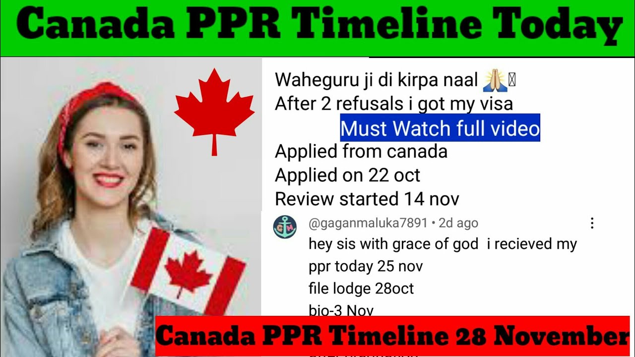 Canada PPR Update| Canada PPR Timeline today | Bedi E Learning | PPR ...