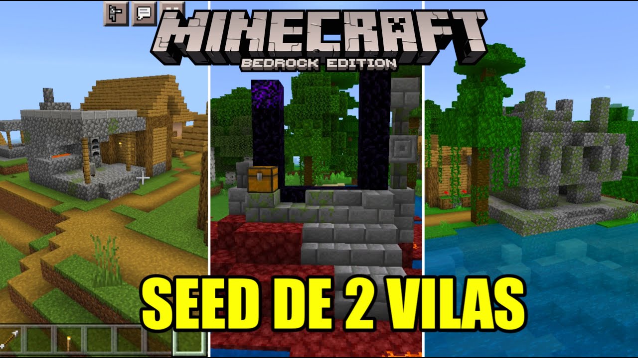 Seeds De Vilas Minecraft – Melhores Sementes De Minecraft Village – VMFWYG
