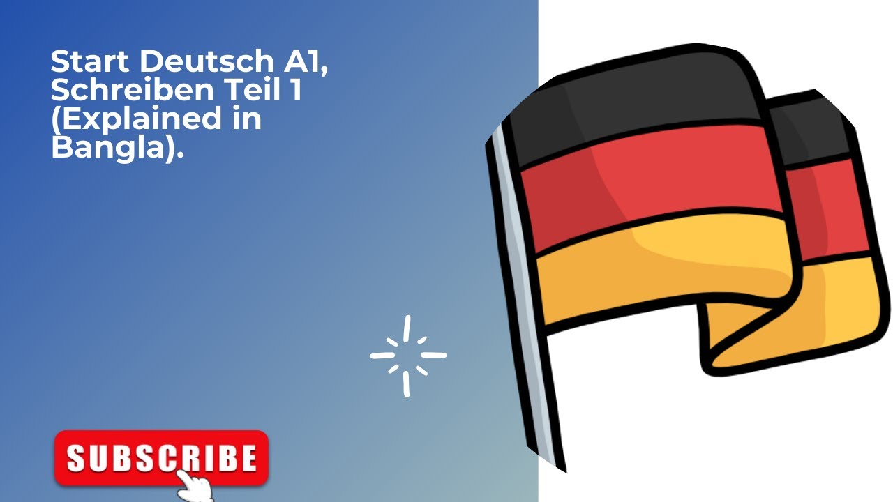 How to get full marks in Schreiben Teil 1, Start Deutsch A1, Explained in Bangla - YouTube