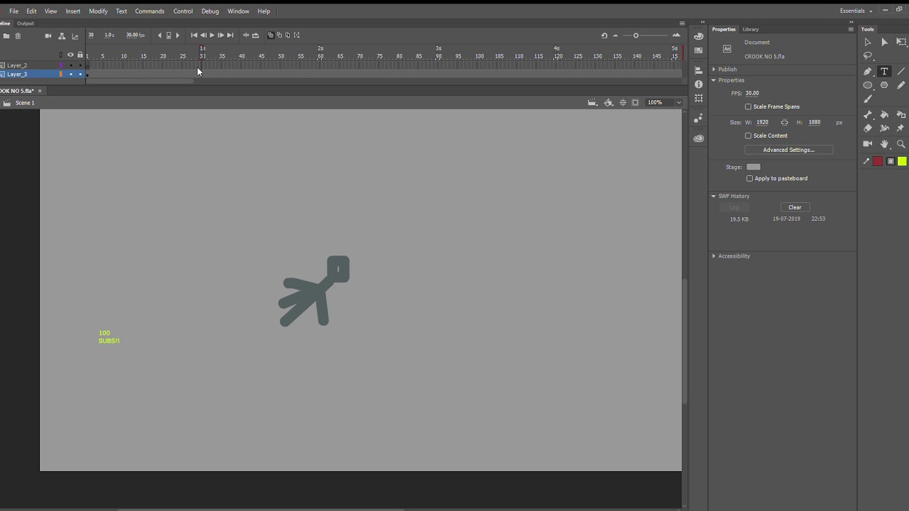 Special stickman vedio for 100 subs! - YouTube
