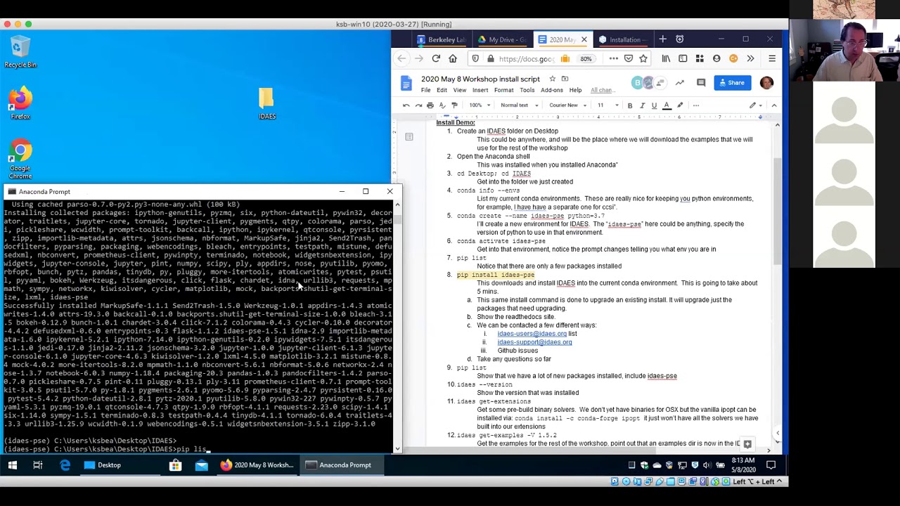 IDAES-PSE Tutorial 1: Installation, Python and Pyomo basics - YouTube