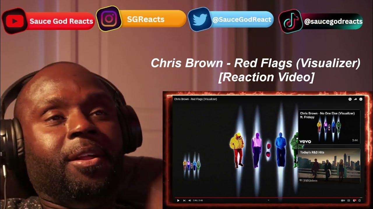 Chris Brown - Red Flags (Visualizer) | REACTION - YouTube