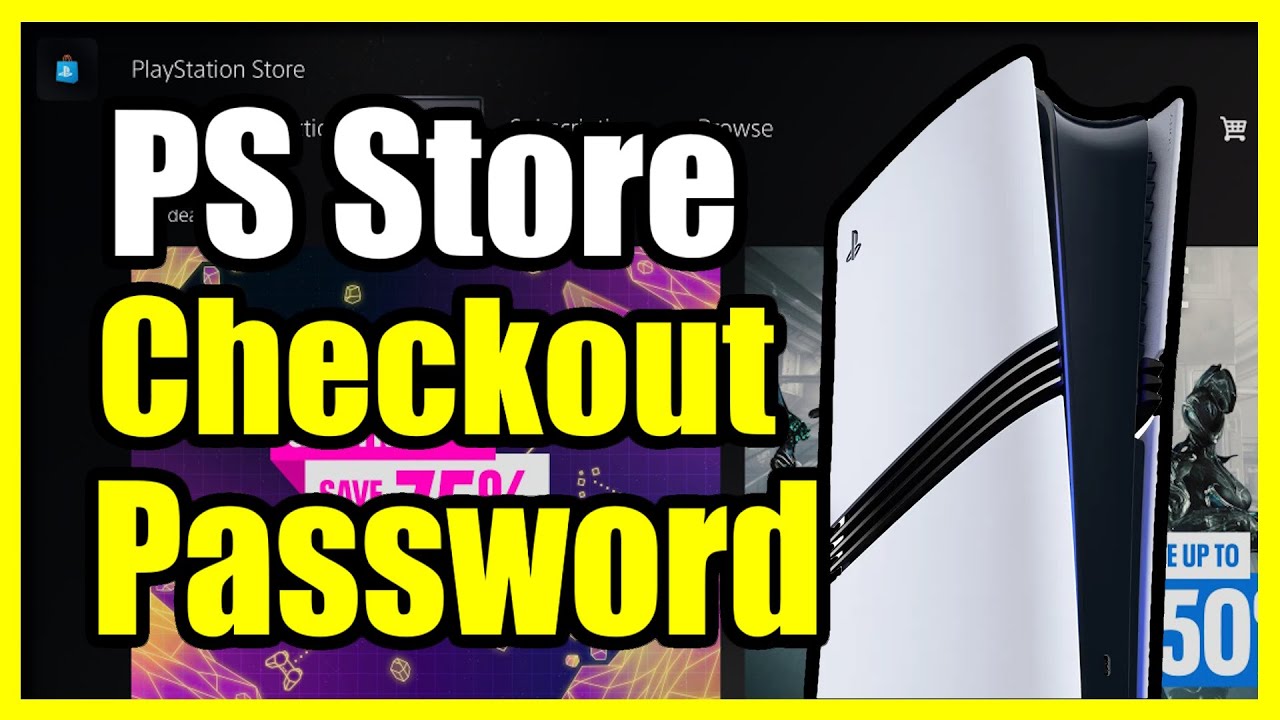 How to Turn ON or OFF Password on PS Store Checkout PS5 Pro (Easy ...