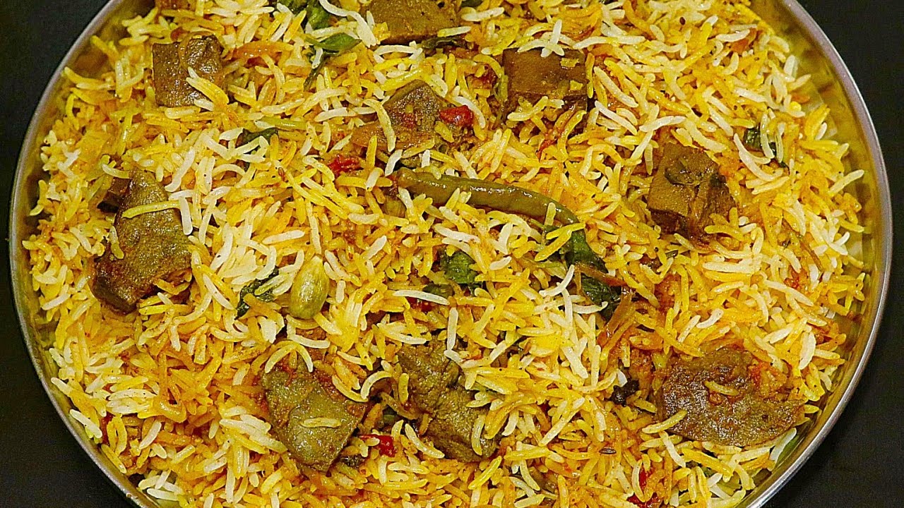 Mutton Liver Biryani | Mutton Kaleji Biryani | Biryani | How to clean ...