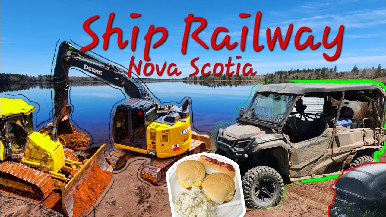 506SXS & ATV - Trail Work on the Ship Railway BBQ at Long Lake UTV ...