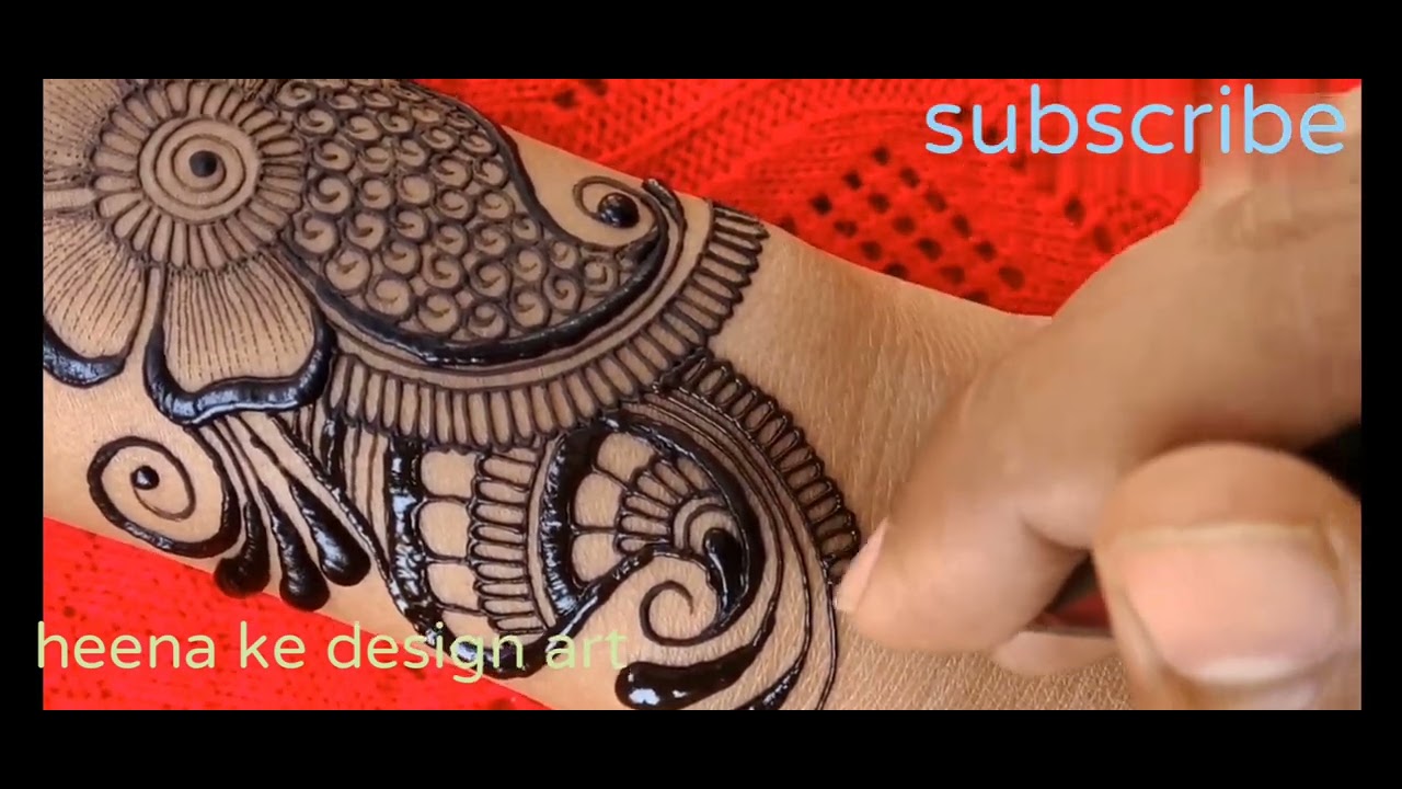 gorgeous and most beautiful simple design#14.@HeenakedesignART232 - YouTube