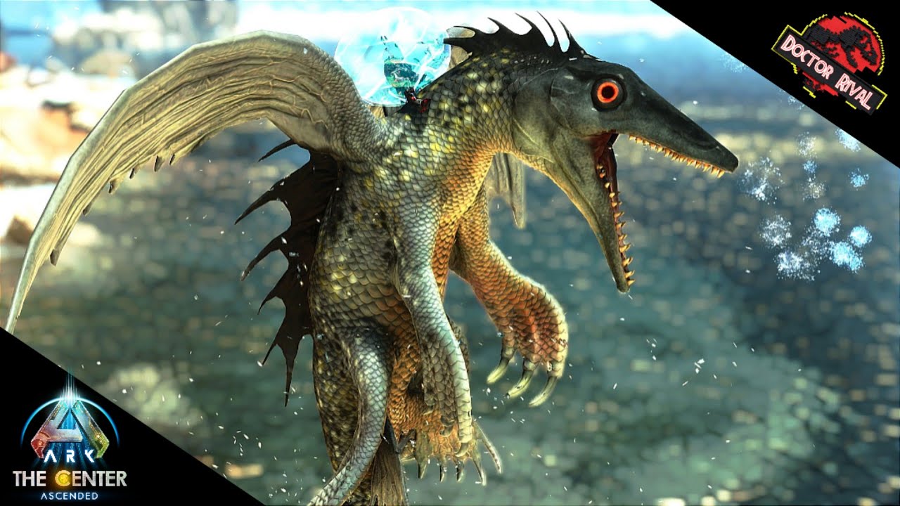 TIDAL DRAGON full taming || Ark The Center Ascended - YouTube