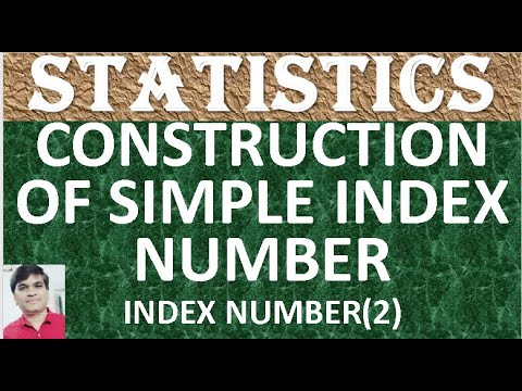 #construction of simple index number#index number (2)#statistics #simpleindex - YouTube