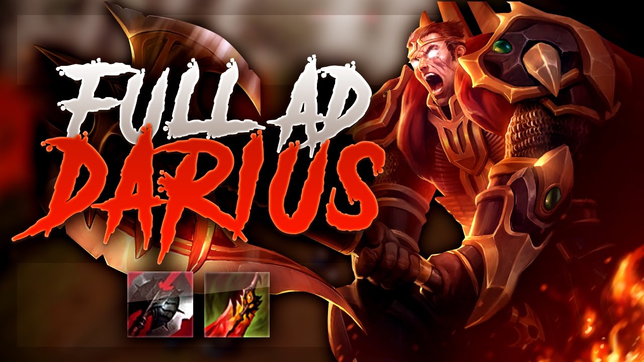 FULL AD DARIUS TOP LANE THE DUNKMASTER! - League of Legends Gameplay ...