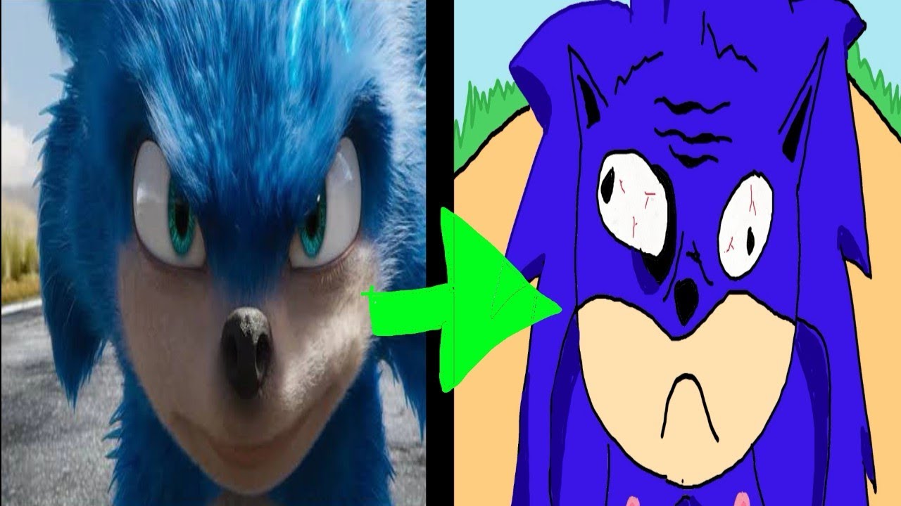 Sonic the hedgehog movie trailer remake (FLIPACLIP) - YouTube