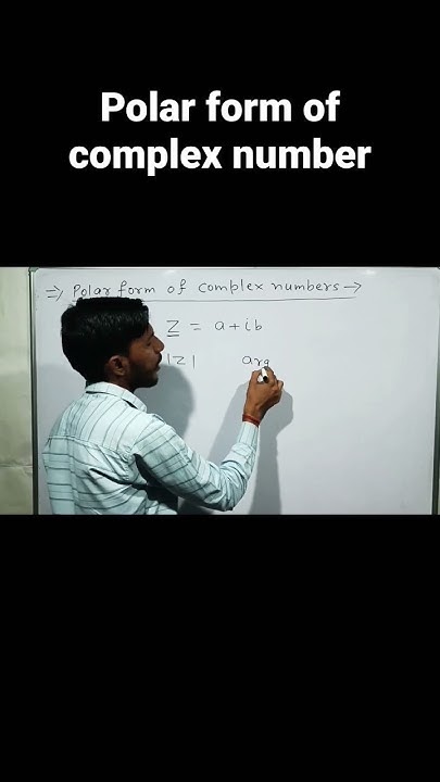 How to find Polar form of complex number #mathshorts #complexnumbers ...