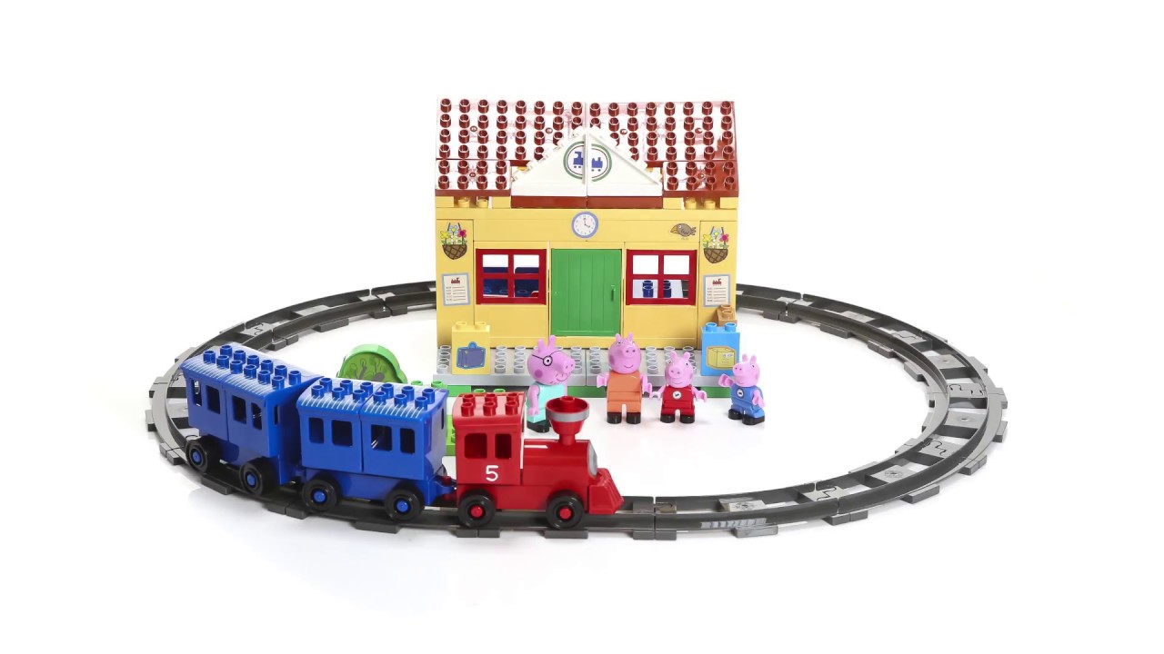 BIG 57079 - Конструктор игровой Железнодорожная станция Peppa Pig ...