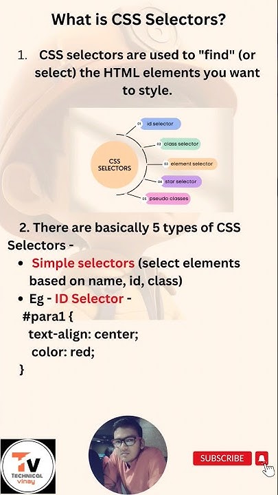 CSS selectors | Selectors in CSS|various selectors in CSS #css3 #cssselector - YouTube