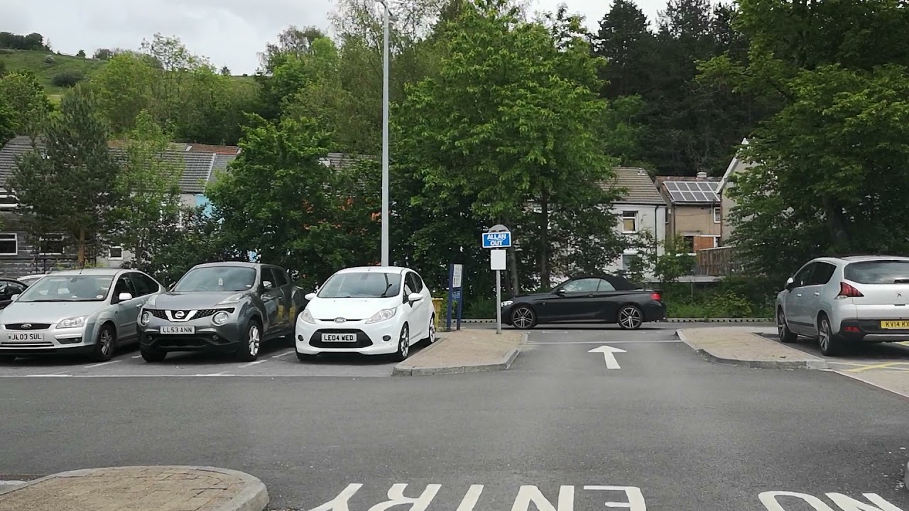Ysbyty Cwm Rhondda Hospital Car Park - 7th June 2021 - YouTube