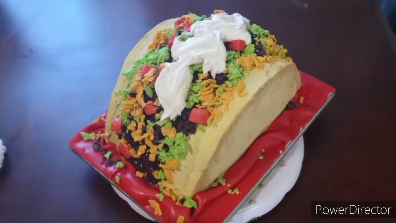 How To Make A Taco Cake - YouTube