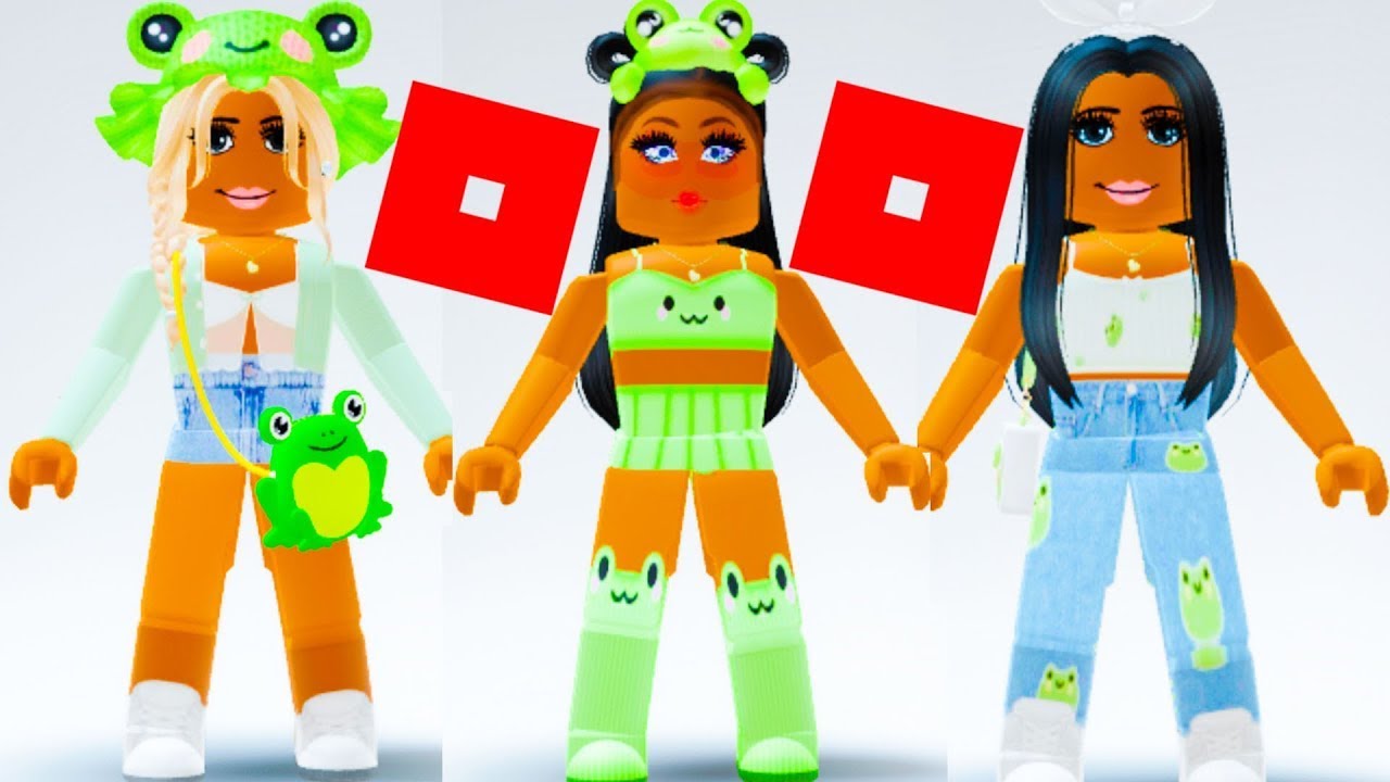 Super Cute FROG Aesthetic Roblox Outfit Ideals! 🐸 #roblox #outfits # ...