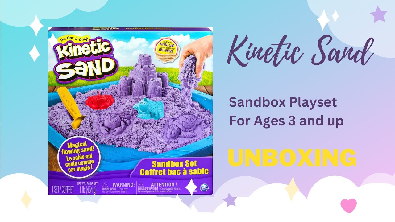🏜️The Kinetic Sandbox Playset Made for Ages 3 and up - Unboxing and ...