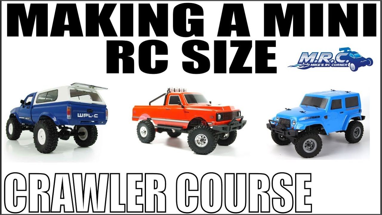 BUILDING A MINI SCALE RC CRAWLER COURSE! EP#510 - YouTube