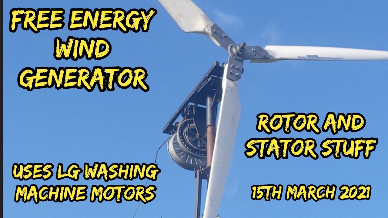 More stuff getting ready for the FREE ENERGY Washing Machine Wind ...