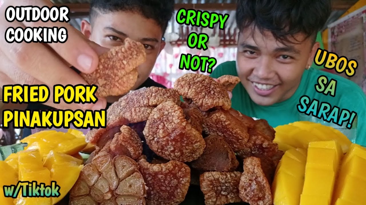 OUTDOOR COOKING | FRIED PORK "PINAKUPSAN" Inspired - @BisayaStudio ...