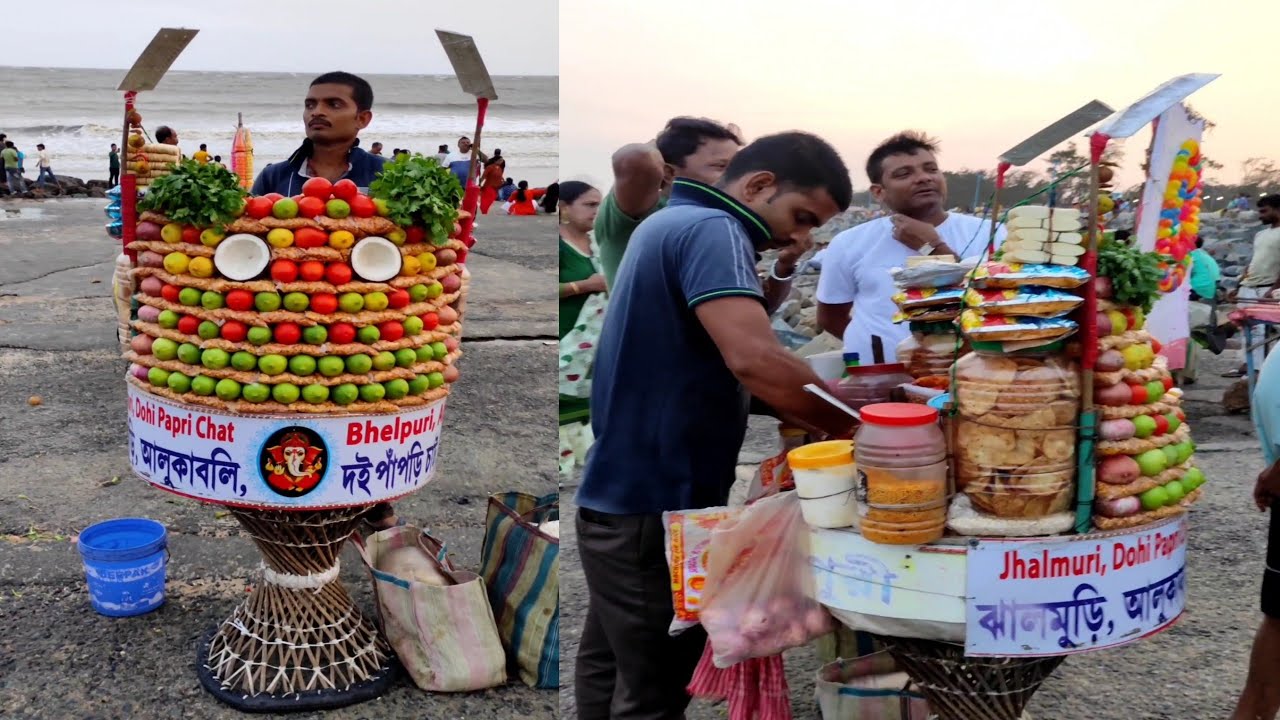 This Man Has Extremely Decorated His Chaat Shop - Bengali Street food ...