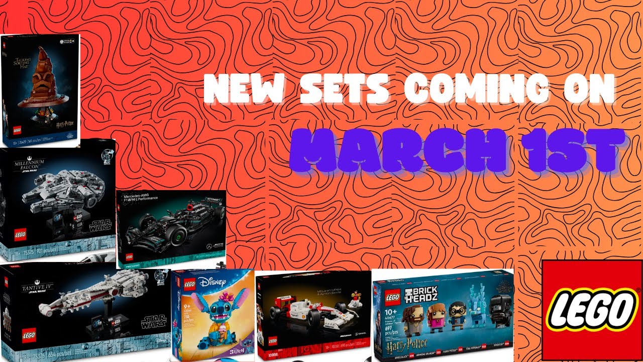 All Coming LEGO Sets On March 1st - YouTube