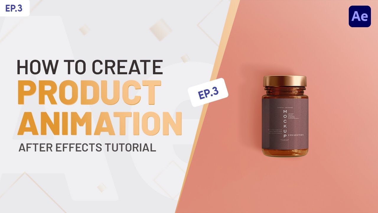 3D Product Animation Tutorial After Effects - No Plugins | Episode 3 ...
