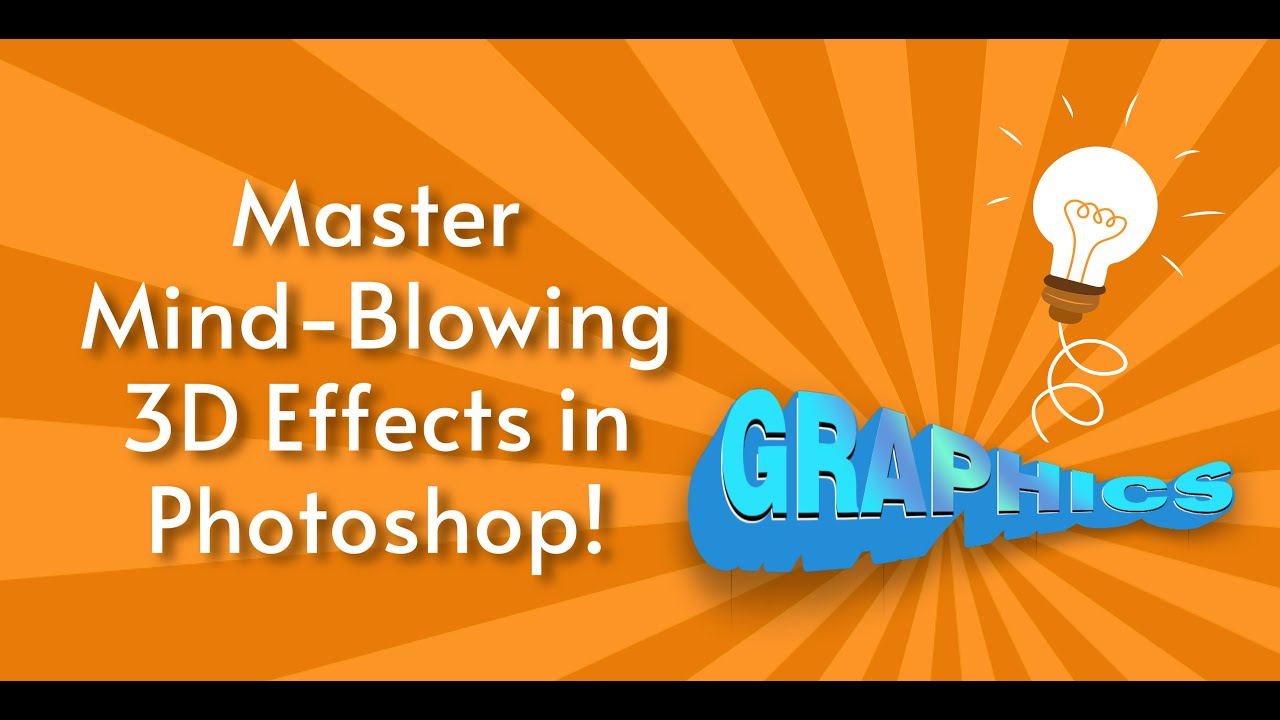 Master Mind Blowing 3D -Effects in Photoshop (MALAYALAM) - YouTube