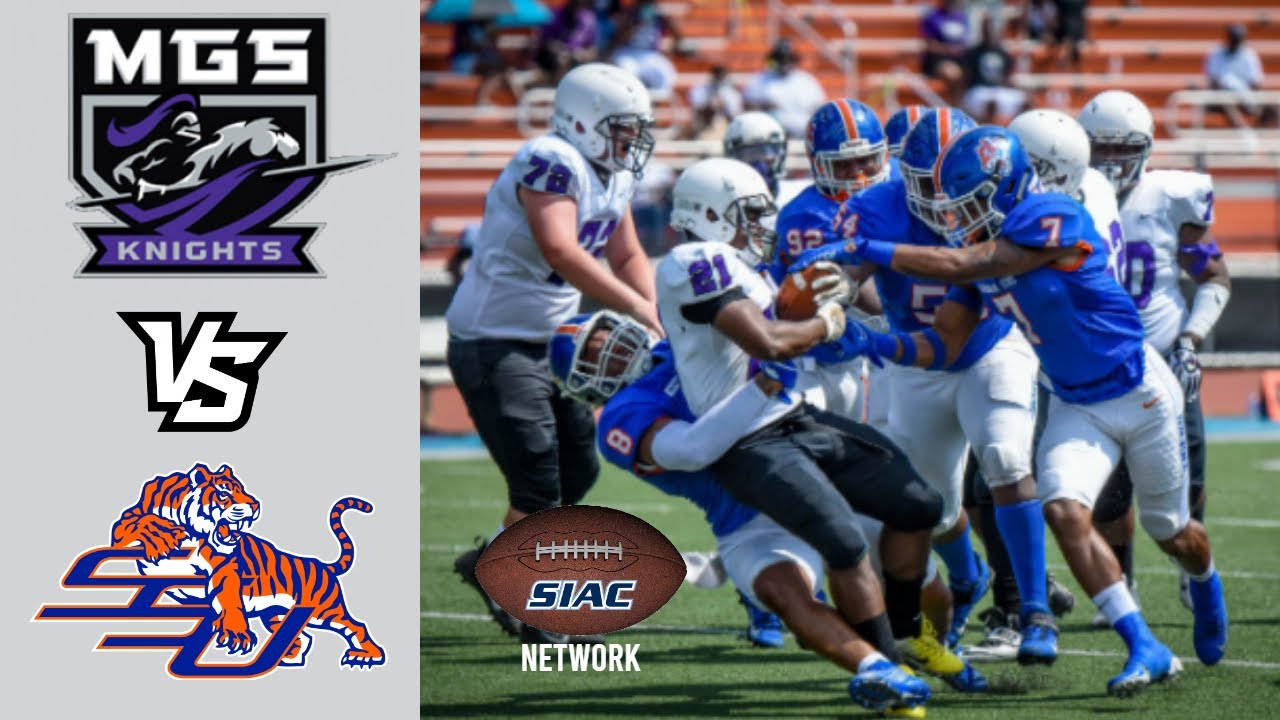 SAVANNAH STATE vs MIDDLE GEORGIA STATE 2021 SIAC FOOTBALL - YouTube