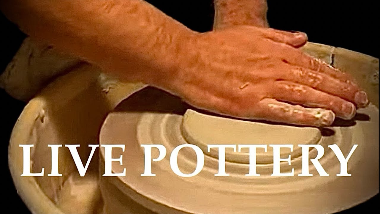 LIVE POTTERY - Ben Wolff Pottery - YouTube