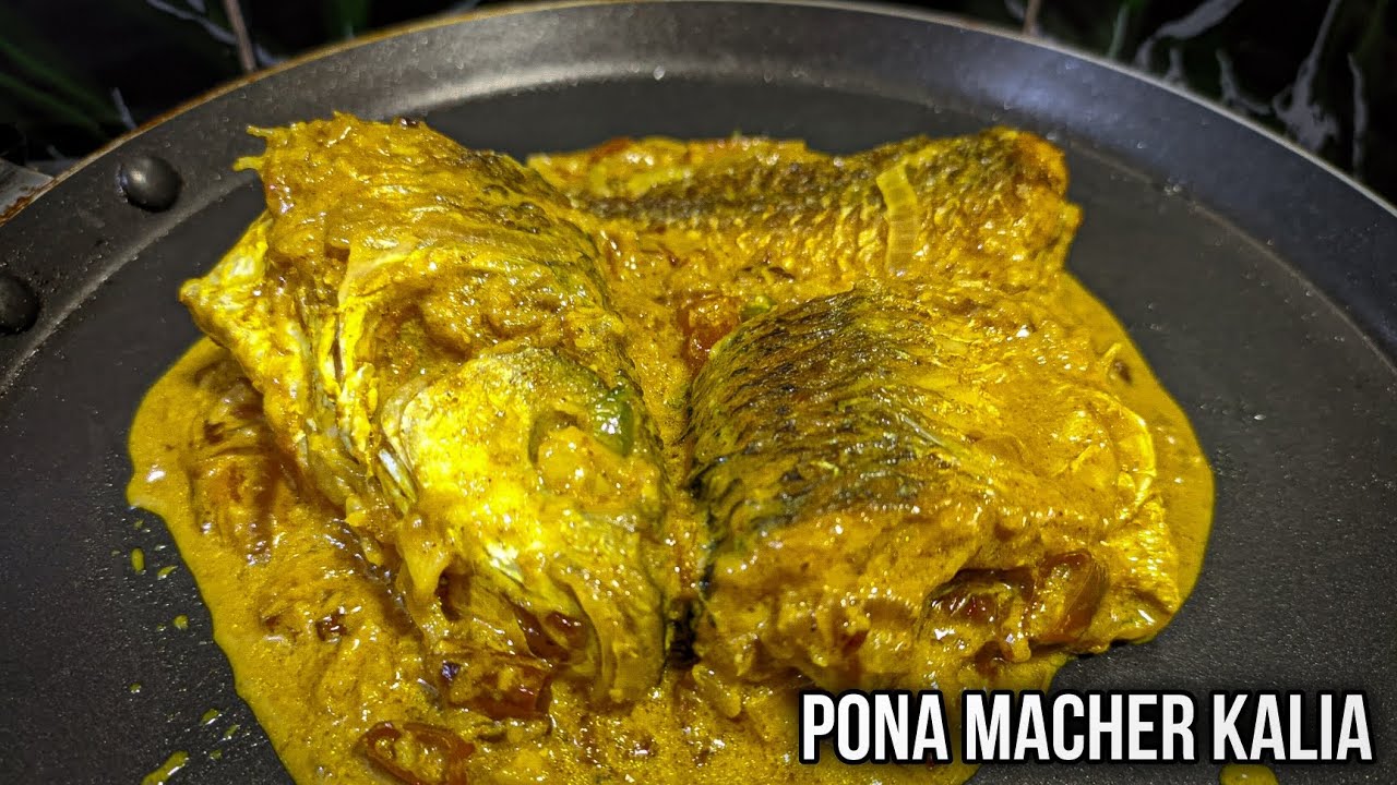 Pona Macher Kalia| Pona Macher recipe| Fish Curry| Fish Kalia| - YouTube