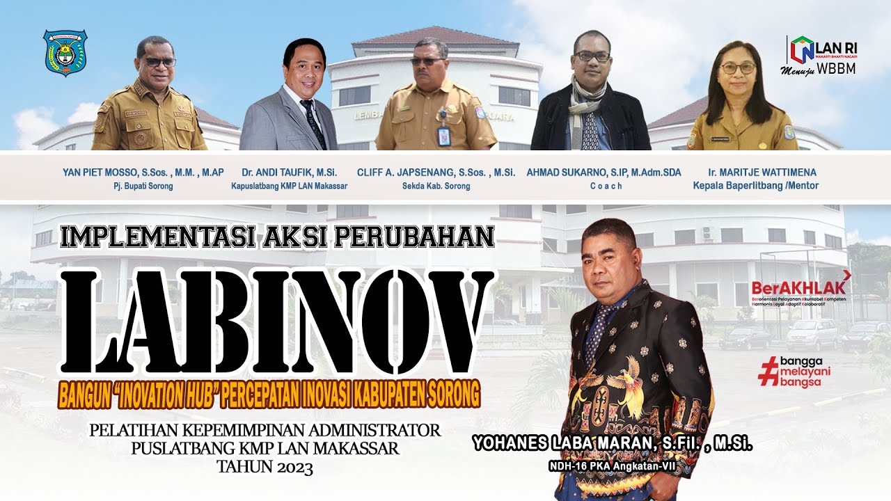 "LABINOV" BANGUN INNOVATION HUB PERCEPAT PENGEMBANGAN INOVASI KAB SORONG - YouTube