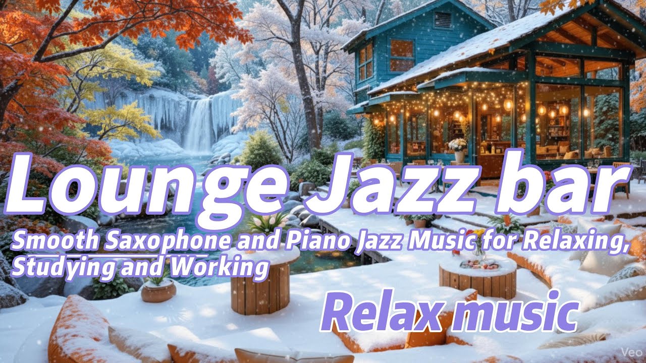 Autumn Jazz at a Quiet Café | Relaxing Piano and Saxophone ,Cozy Café ...