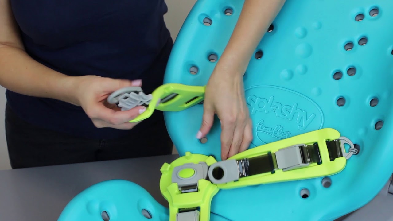 Attaching Splashy Bath Seat Harness - YouTube