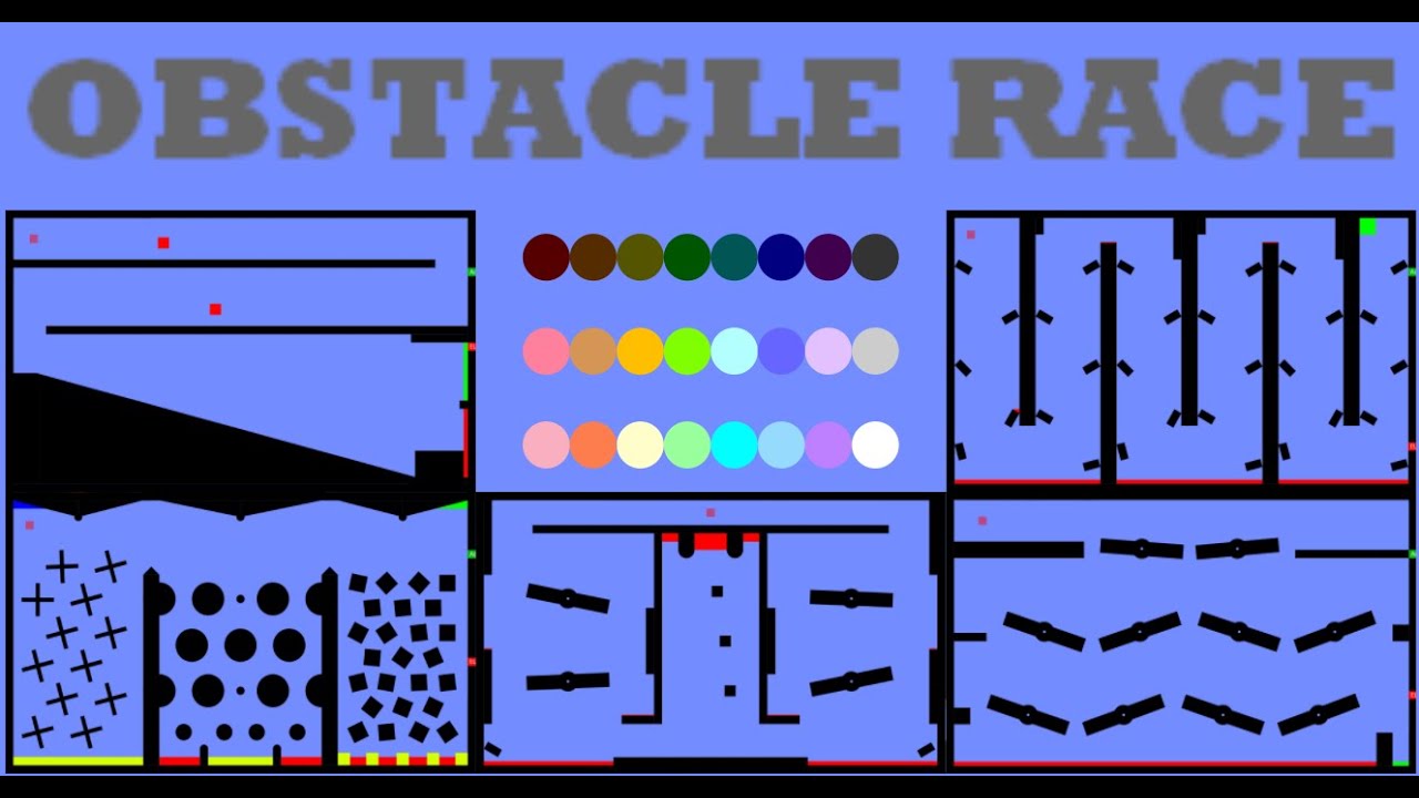 24 Marble Race Episode 7: Obstacle Race - YouTube