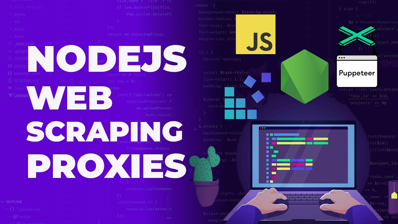 WebScraping de cualquier Sitio con Nodejs, Puppeteer y Proxies - YouTube