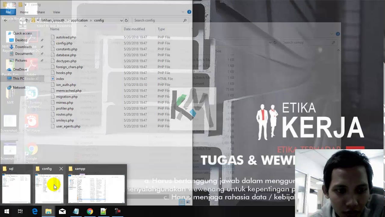 Belajar ion Auth dengan Codeigniter - YouTube