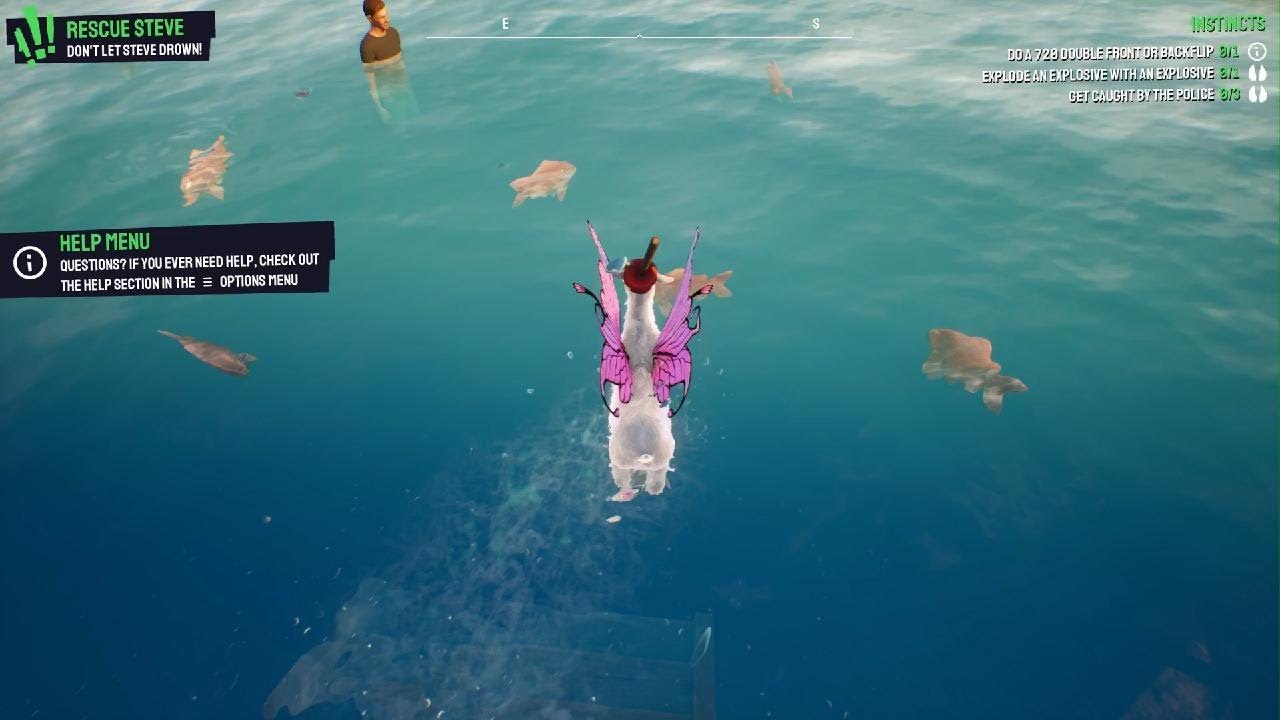 Goat Simulator 3 Rescue Steve - YouTube