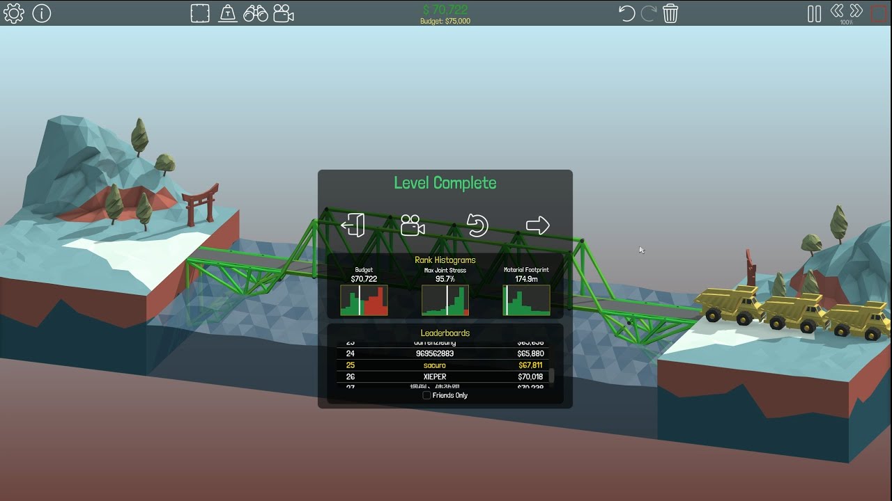Poly Bridge 6-3: Triple Dump - YouTube