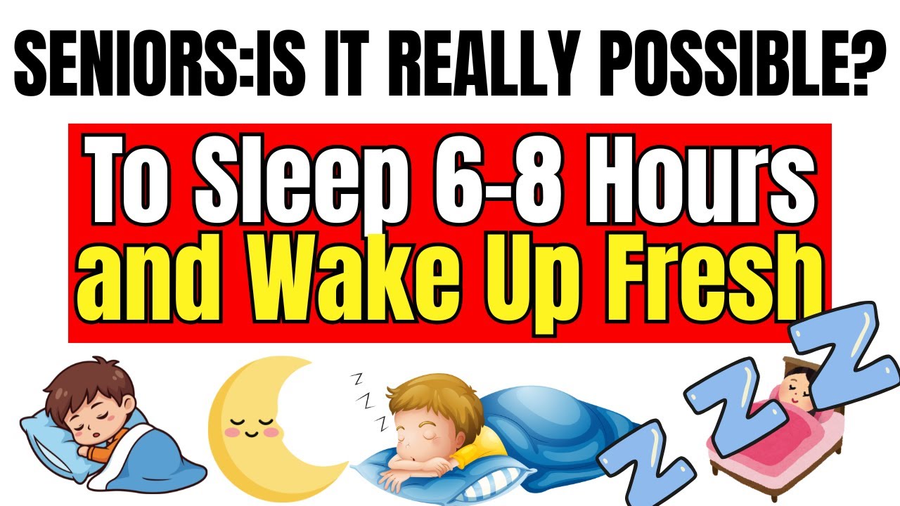 The 6–8 Hour Sleep Tips and Tricks Almost No One Over 60 Knows - YouTube