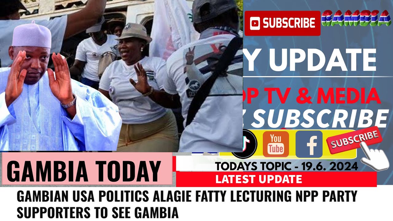 GAMBIAN USA POLITICS ALAGIE FATTY LECTURING NPP PARTY SUPPORTERS TO SEE GAMBIA - YouTube