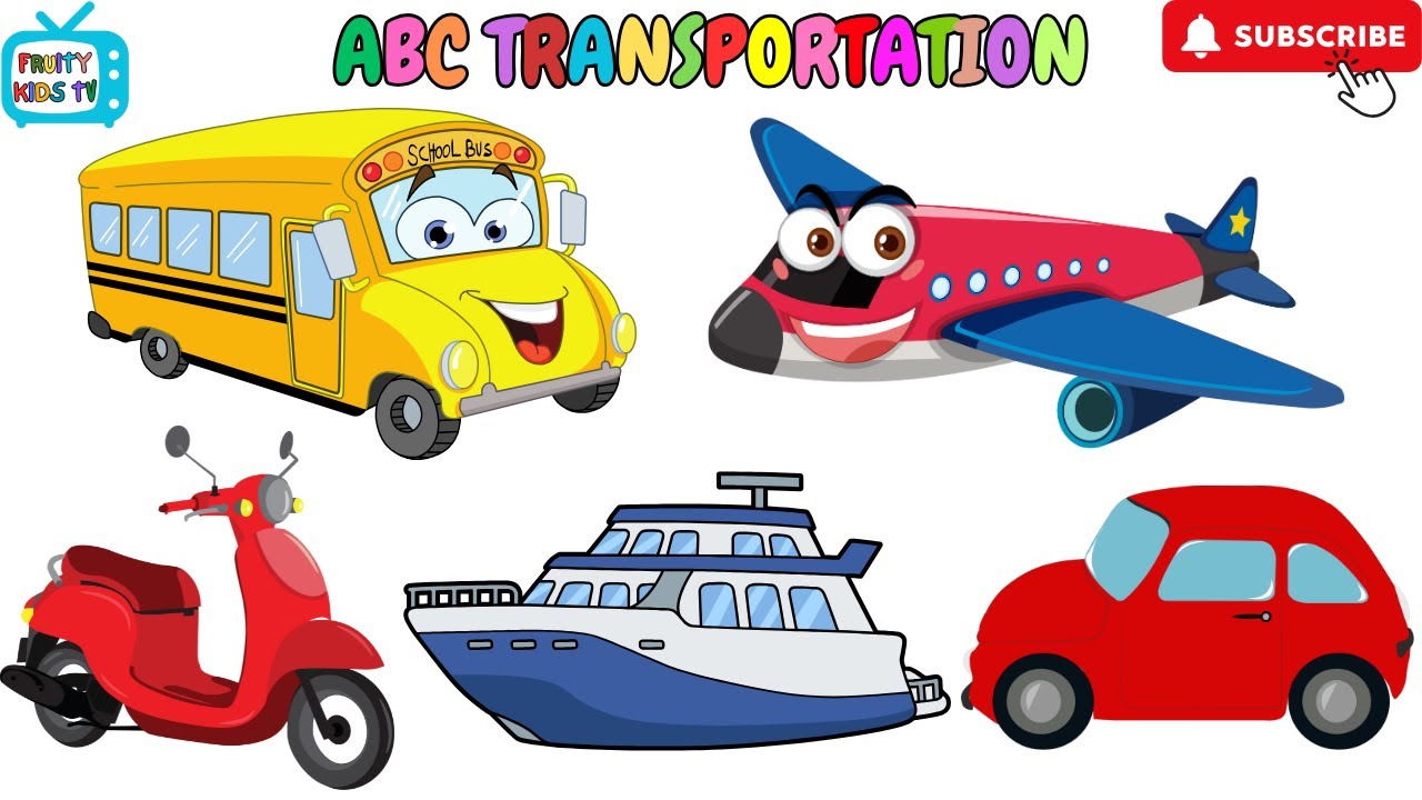 ABC Transportation | Learn Letters & Sounds for Kids | Phonics on the ...