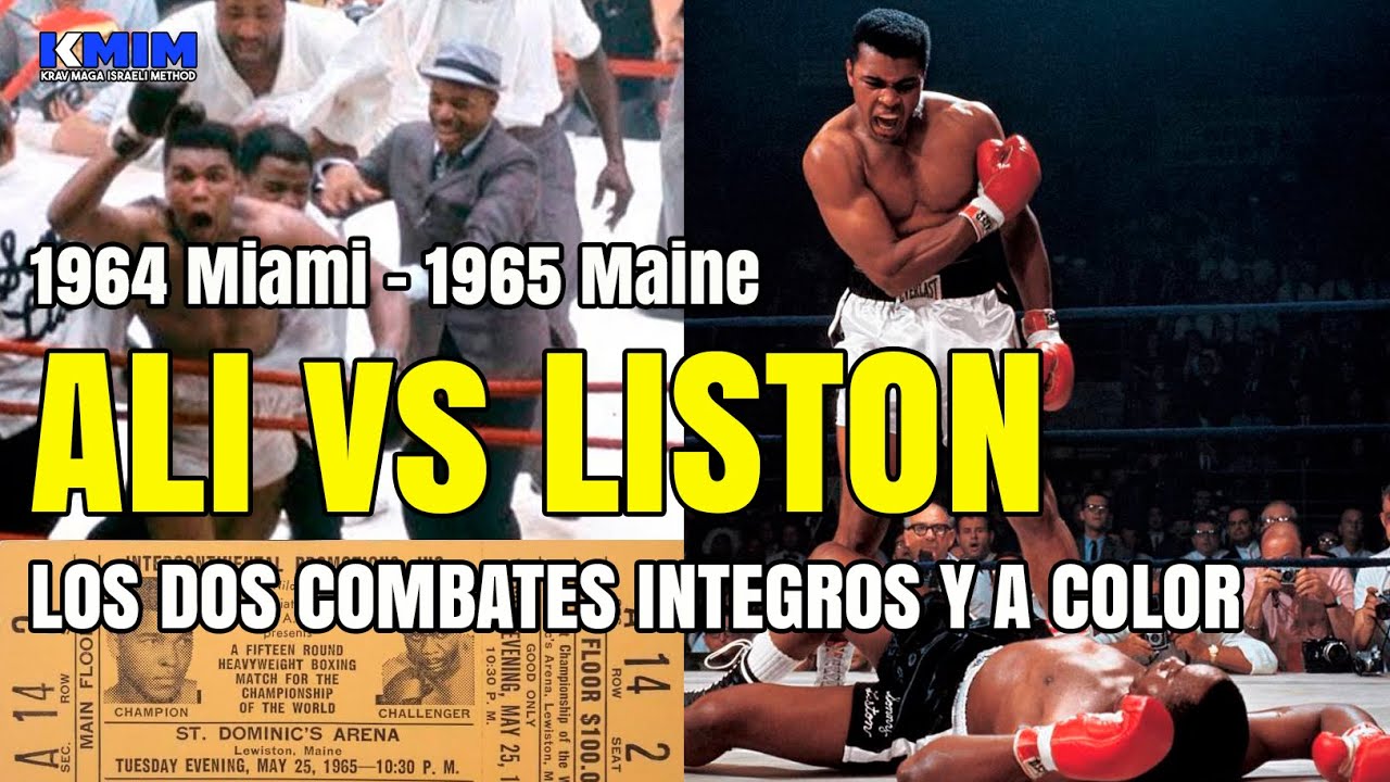 Muhammad Ali vs Sonny Liston 1 y 2 (1964 Miami - 1965 Maine)🥊🥊 - YouTube