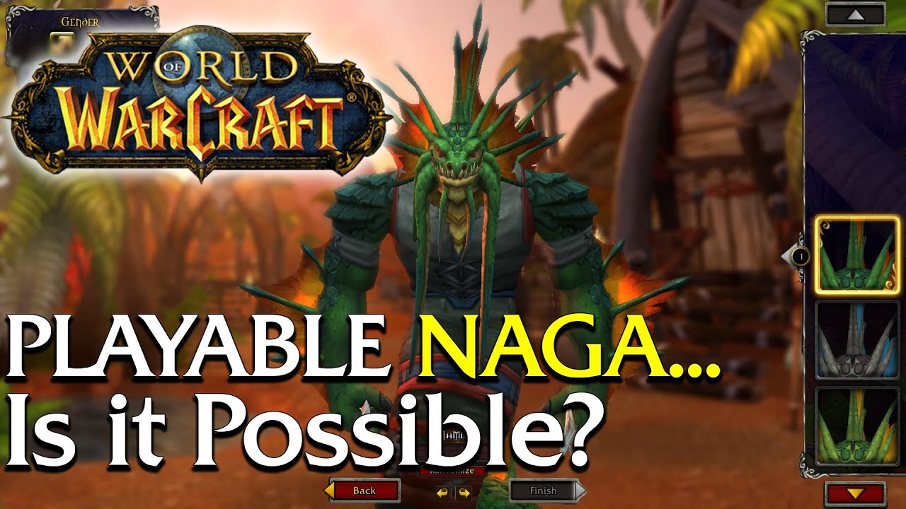 Is a Playable Naga possible? | World of Warcraft - YouTube