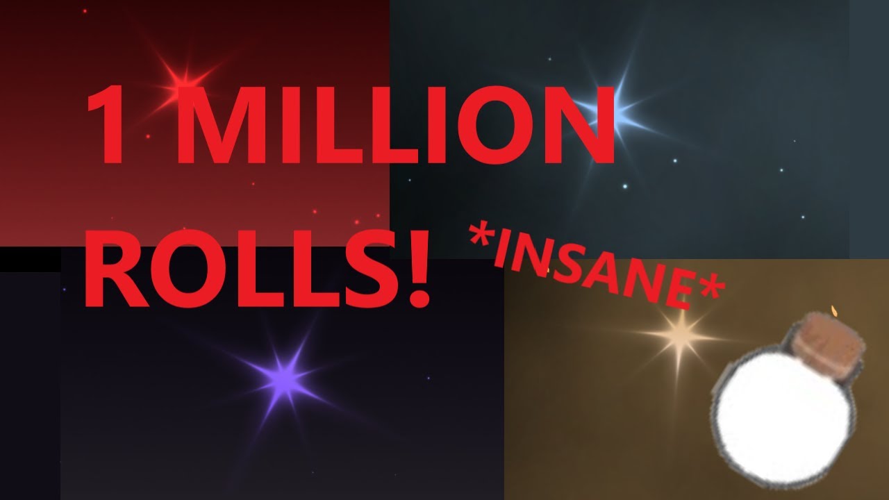 ONE MILLION ROLLS IN ROBLOX SOLS RNG! *INSANE* - YouTube