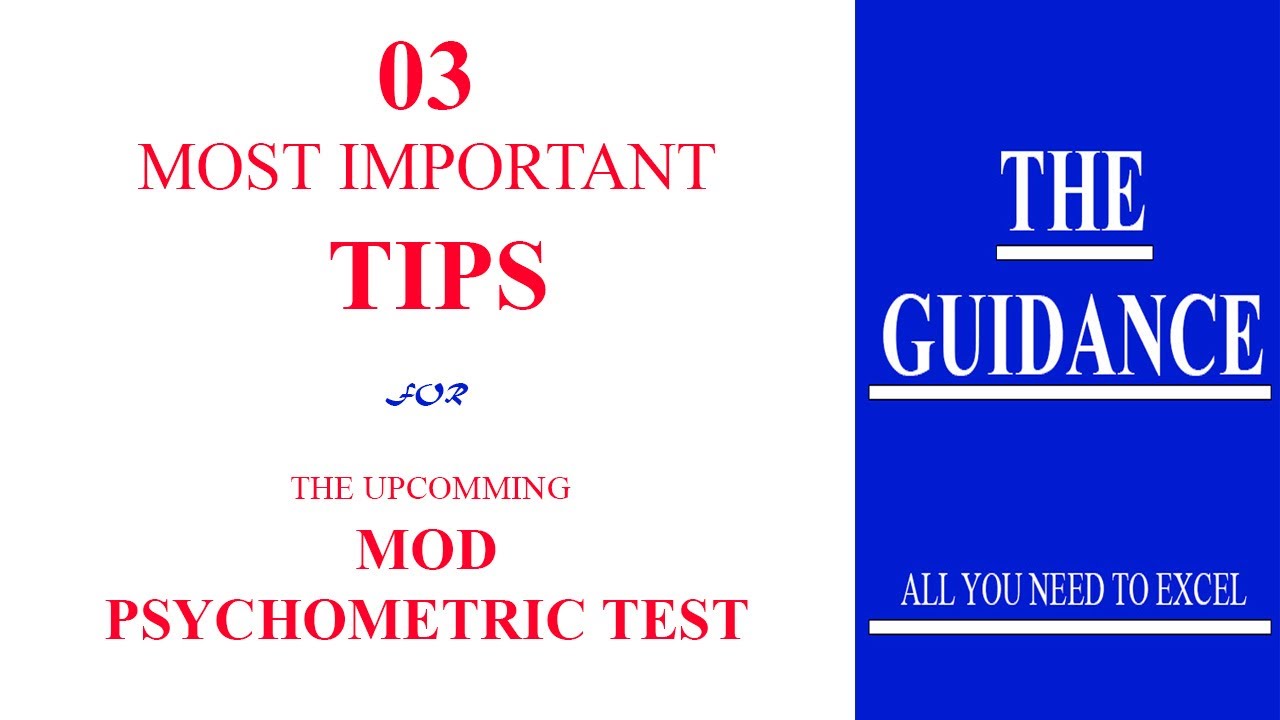 MOD PSYCHOMETRIC TEST TIPS I MOD PSYCHOLOGICAL/PSYCHOMETRIC TEST 03 ...