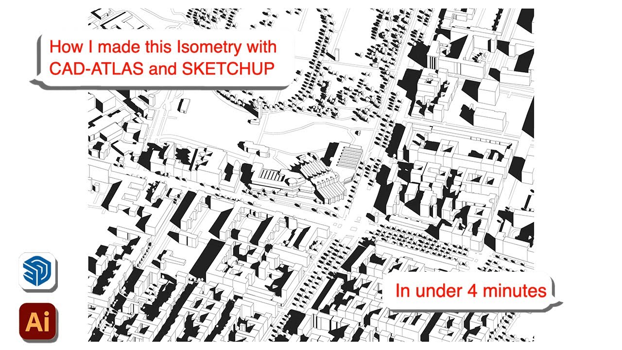 Free Method to create FAST Isometric views in Sketchup - YouTube