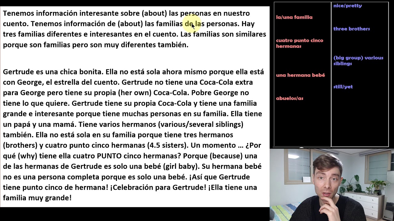 Beginning Spanish Review 13 (27th video to watch) - YouTube